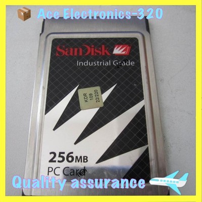 256MB Sandisk technical grade PCMCIA PC clip ATA flash card | eBay