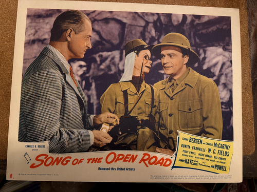 Song Of The Open Road 1944 United Artists 11x14" comedy lobby Charlie ...