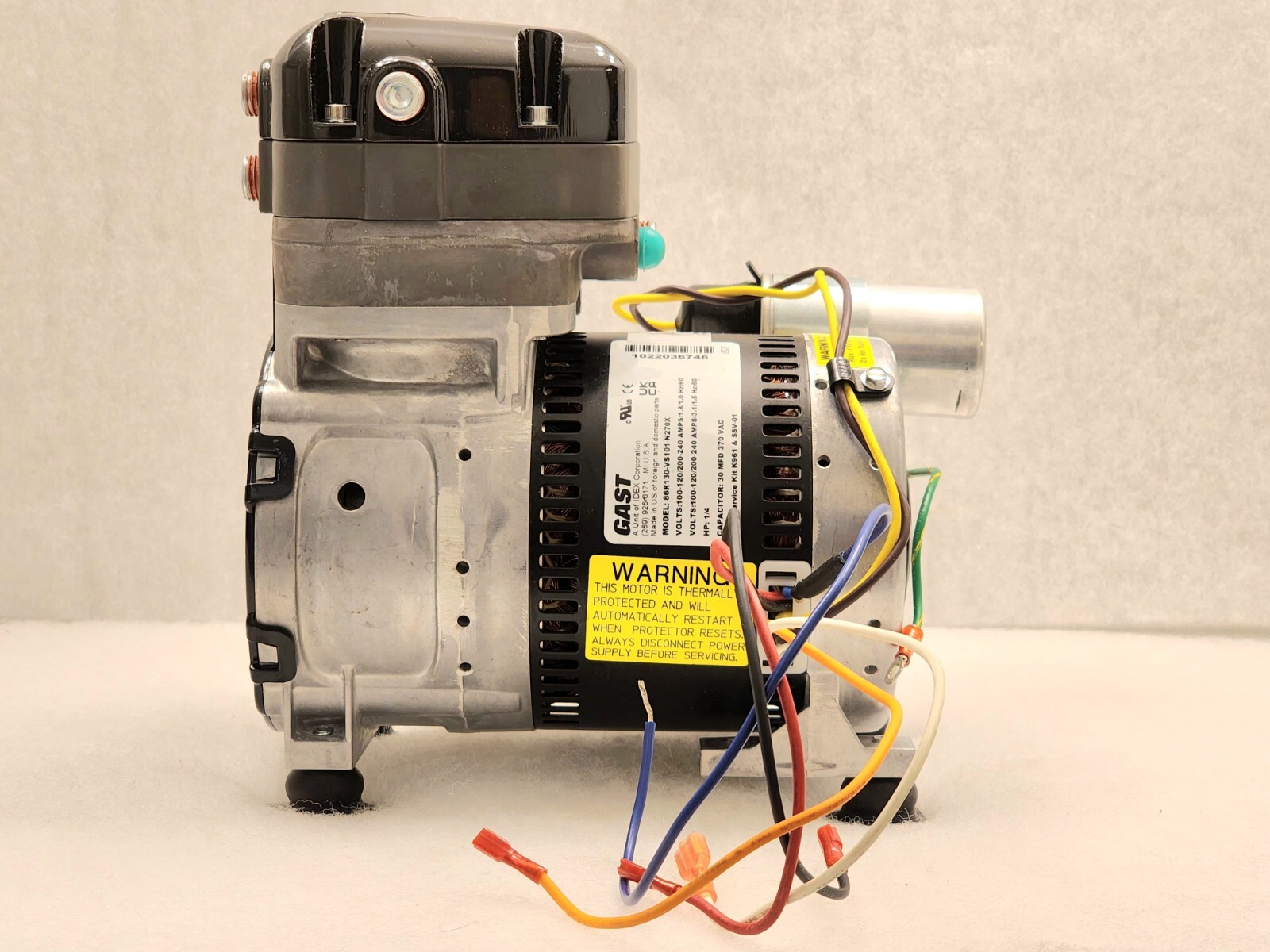 Gast 86R130-VS101-N270X Vacuum Pump/Air Compressor | eBay