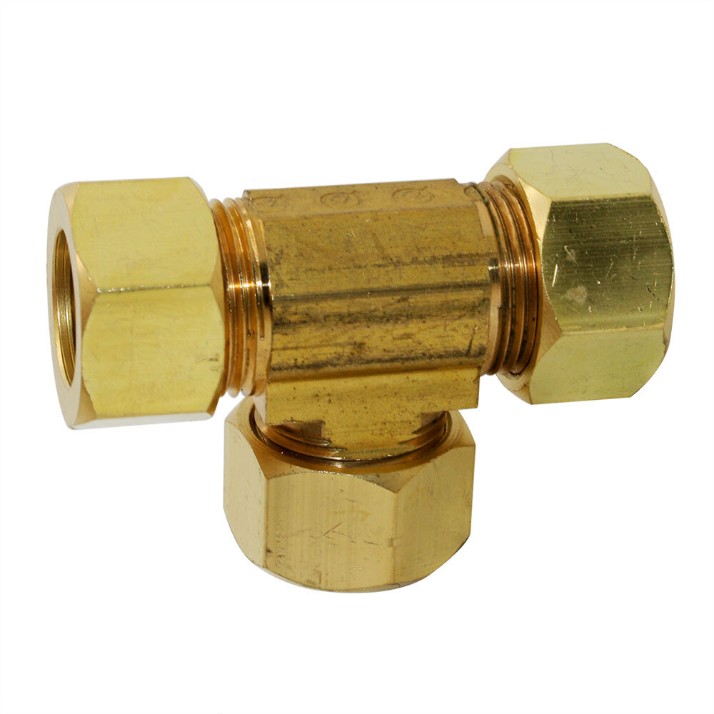 Thrifco 6964003 #64 1/4 Inch Lead-Free Brass Compression Tee | eBay