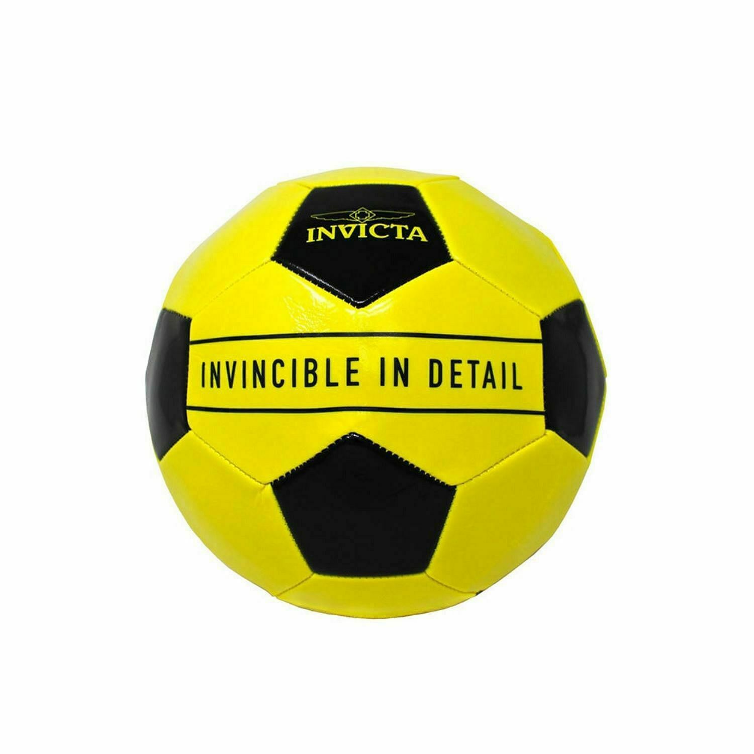NEW Invicta Size 5 Yellow "Invincible in Detail" Limited Edition Soccer ...