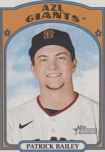 2021 Topps Heritage Minor League Edition - Patrick Bailey #80 (RC) for sale online | eBay