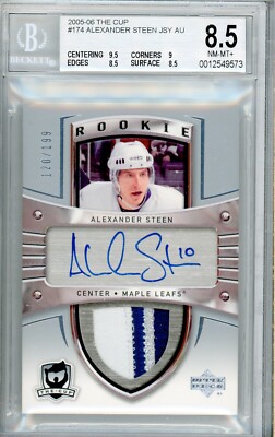 2005-06 The Cup Alexander Steen RC Rookie Autograph Patch #d/199 ...