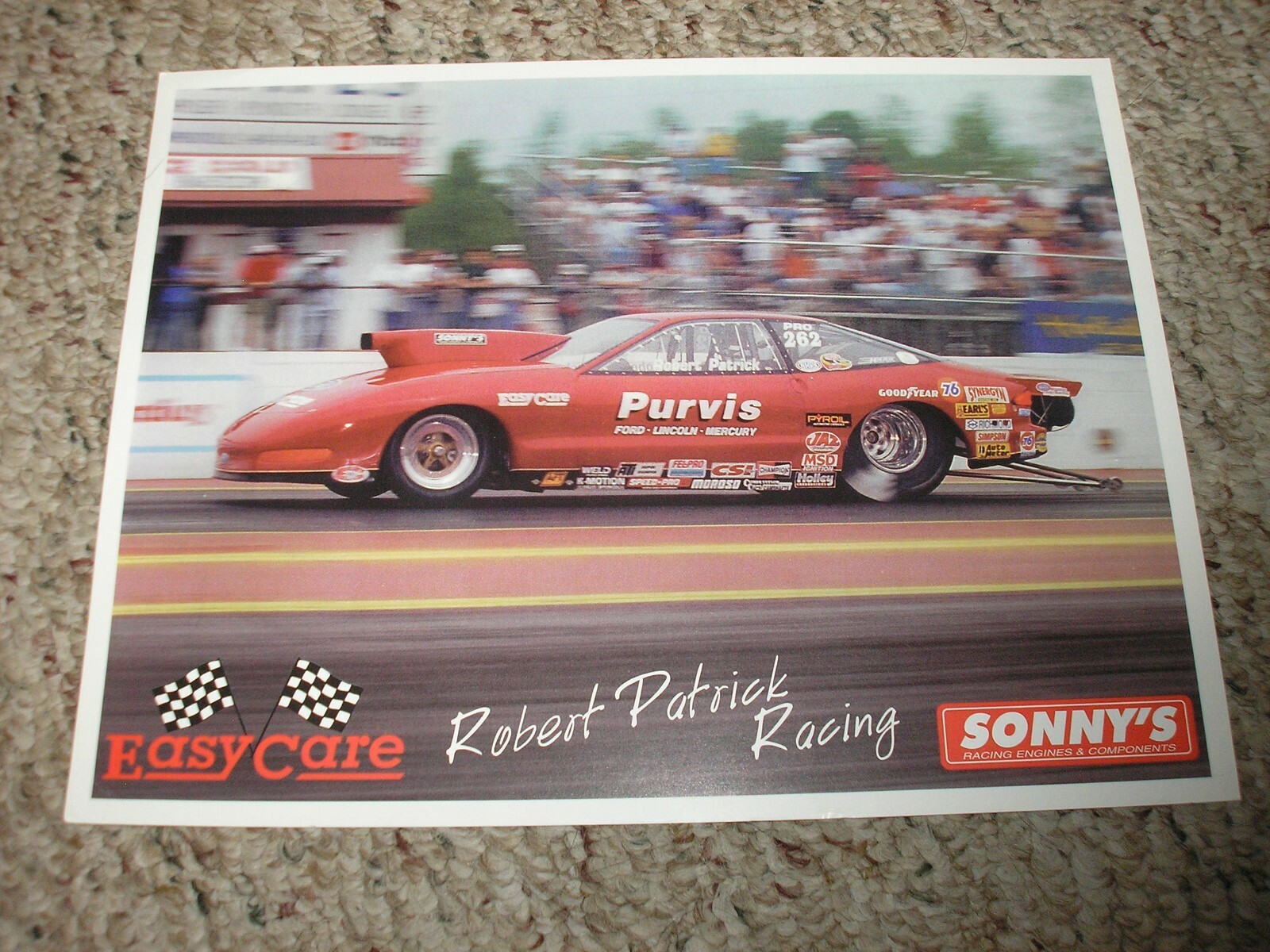 NHRA 1997 Robert Patrick Purvis Ford Probe Pro Stock Drag Racing ...