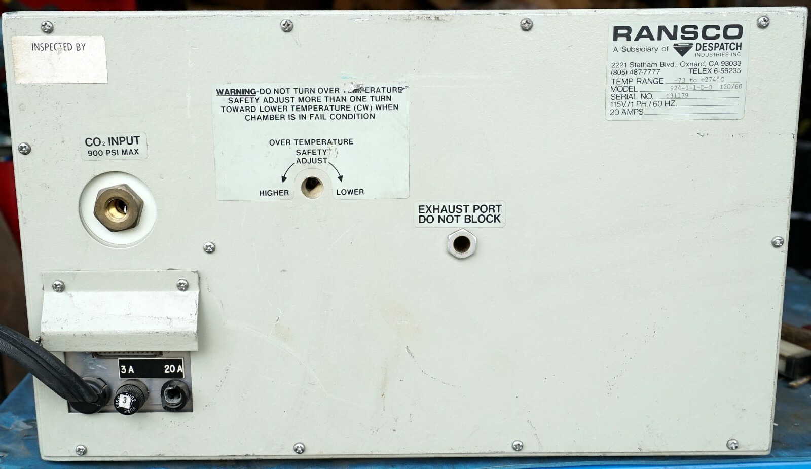 Ransco Industries Laboratory Oven Model 924-1-4-D-0 **SET OF 2** | eBay