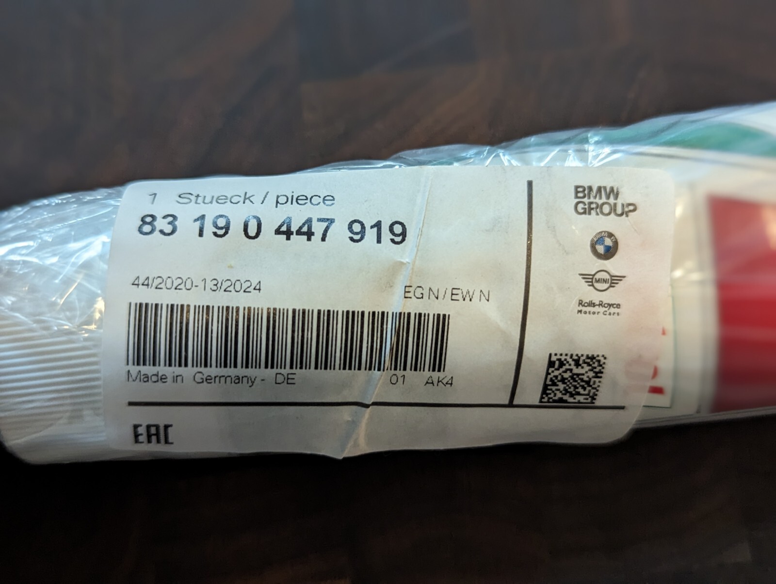 BMW Castrol Optitemp Olistamoly 2ln584lo Grease 0447919 83190447919 for ...