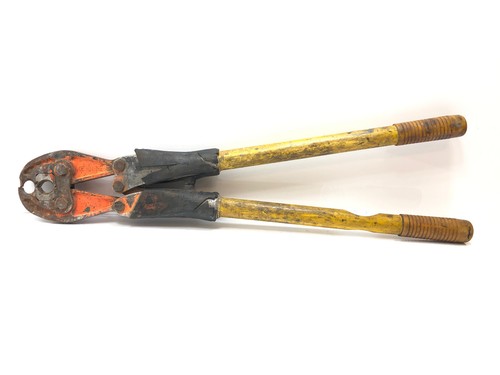 Cooper Kearney Manual Compression Crimp Tool 3/4" Seat 28" Long w/ 840 ...