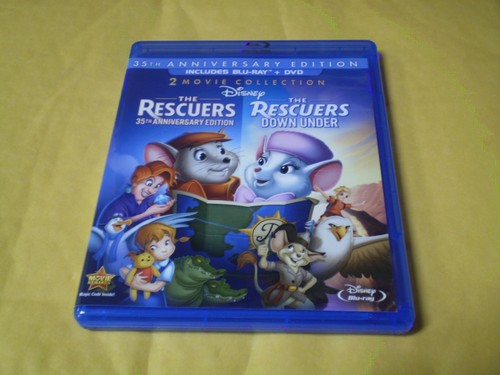 The Rescuers: 2-Movie Collection (3-Disc Blu-Ray/DVD, 2012) Disney | eBay