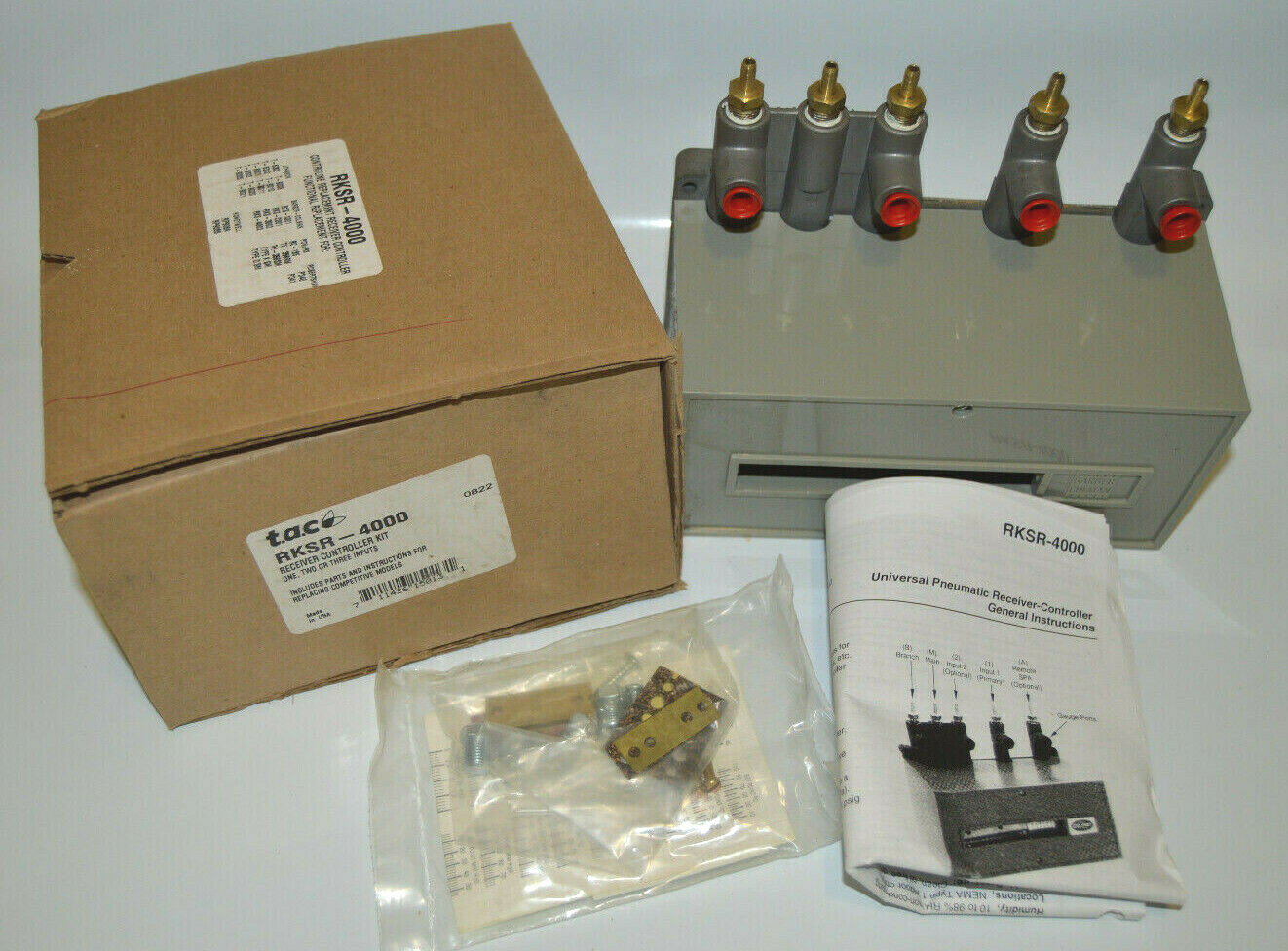 TAC RKSR-4000 Universal Pneumatic Receiver Controller Kit 1,2 or 3 ...