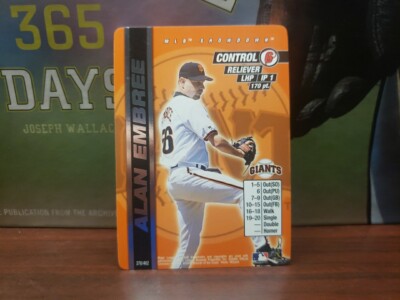 2000 MLB Showdown - Unlimited #376 Alan Embree Giants | eBay