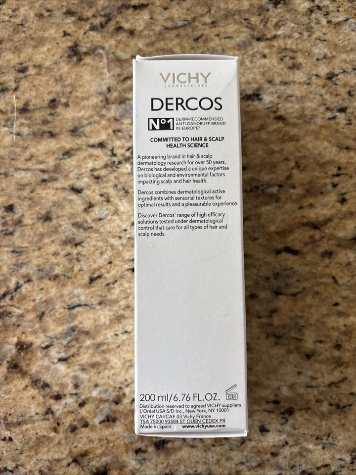 Vichy Dercos Selenium Sulfide Anti-Dandruff Sham 200ml/6.76fl.oz. New ...