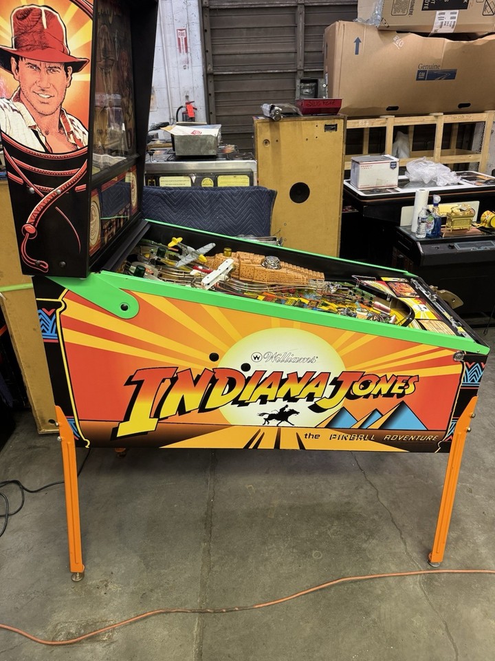 1993 Williams Indiana Jones Pinball Machine – Fully Serviced, Unique ...