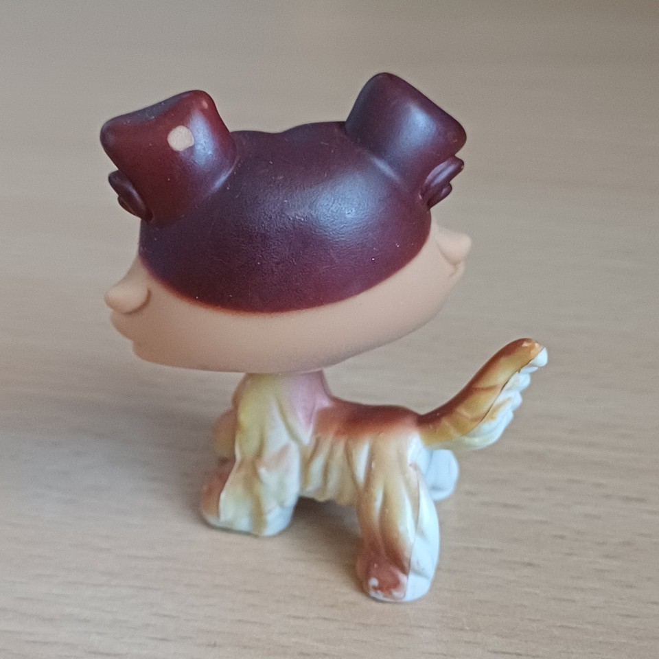 Lps Littlest Petshop Pop Figure Border Collie Sage Paws Down #58 Darker ...