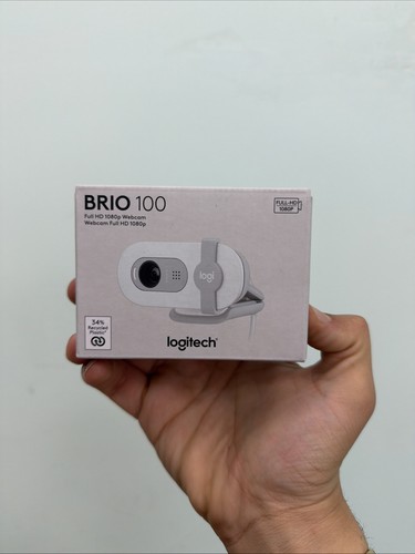 Logitech Brio 100 Full HD 1080p Webca,Laptop, PC Built-in Mic Shutter ...