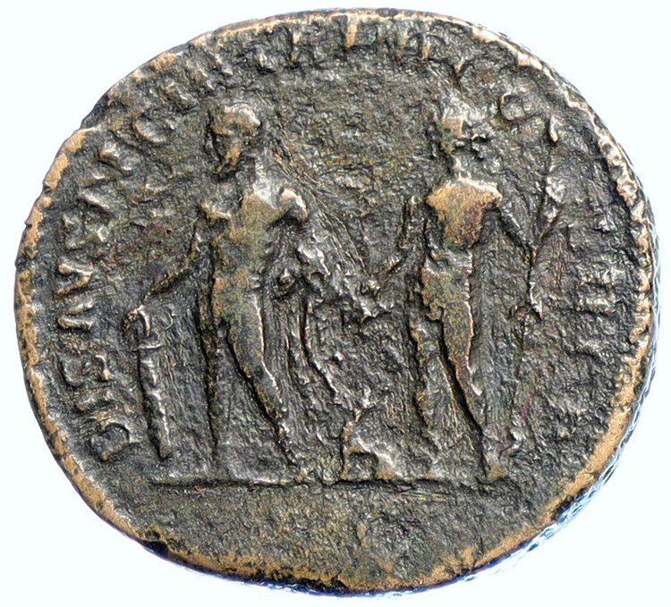 SEPTIMIUS SEVERUS 194AD Rome SESTERTIUS Roman Coin Hercules Bacchus ...