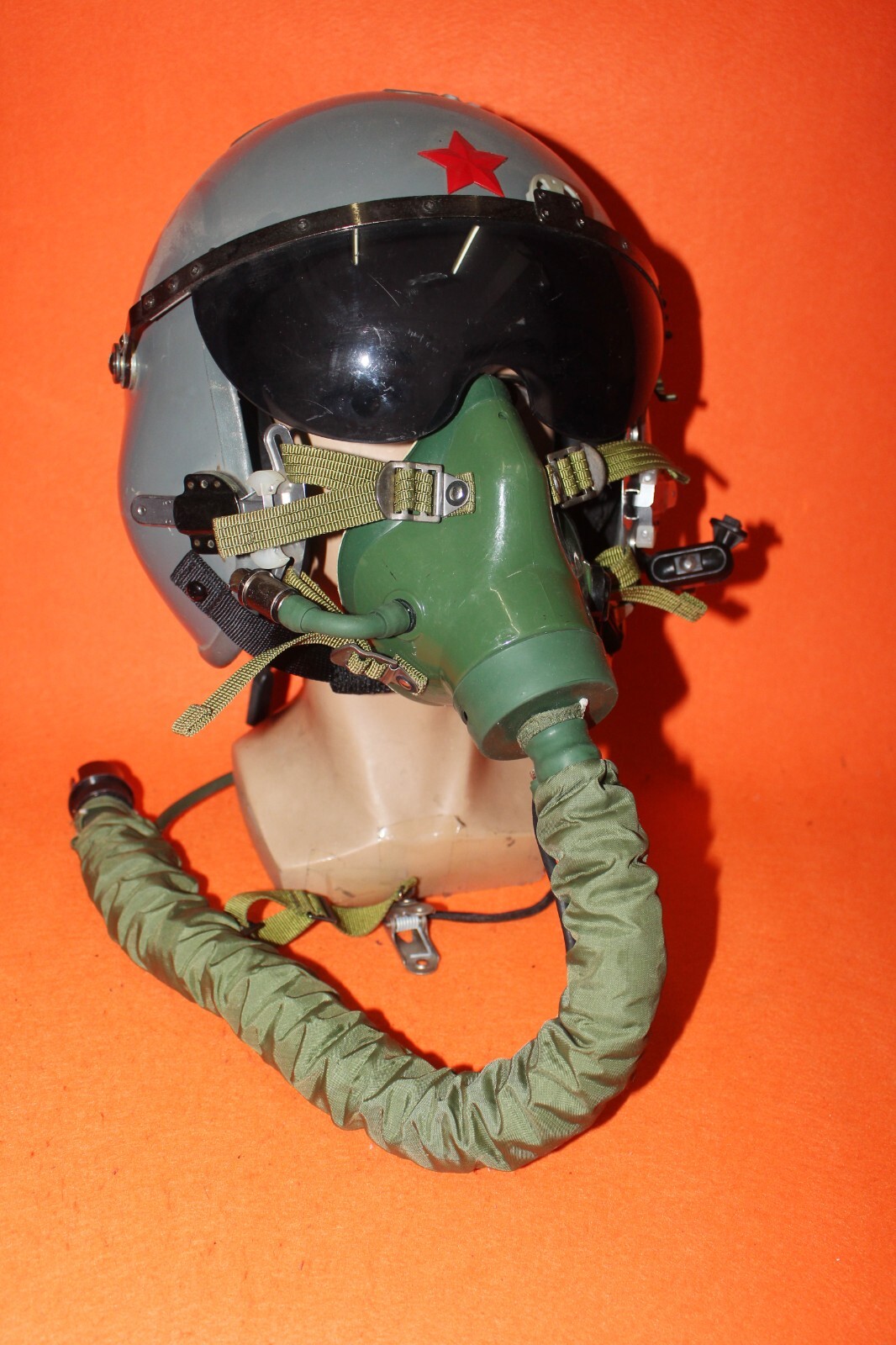 Navy Flight Helmet Air Force Pilot Helmet Oxygen Mask 1# XXXL | eBay