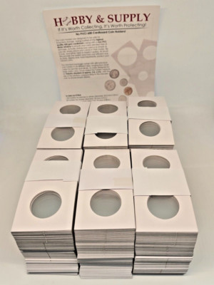 600 Premium H&S 2x2 in Cardboard Coin Flip Mylar Small D 27.5mm Size | eBay