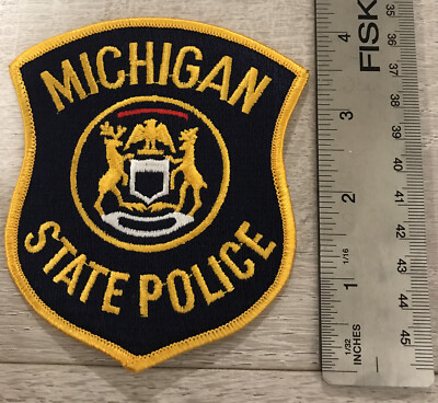 MICHIGAN STATE POLICE MI State Trooper Highway Patrol patch 4” NEW | eBay