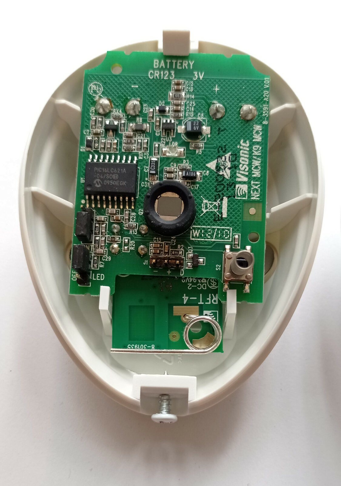 Visonic Door Magnetic Vibration Shock PIR PET sensors 868Mhz 868.95MHz ...