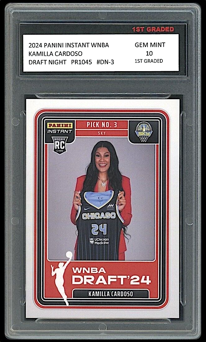 Kamilla Cardoso 2024 Panini Instant WNBA Draft Night 1st Graded 10 ...