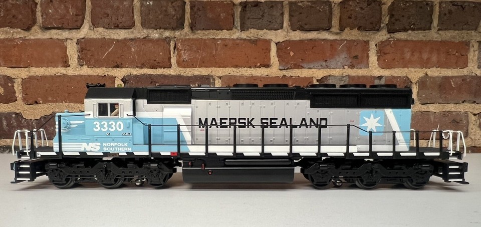 MTH PREMIER SD40-2 PS2 NORFOLK SOUTHERN (MAERSK SEALAND) #3330 | eBay