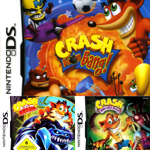 Crash Bandicoot Nintendo DS Retro Games - Choose Your Game - Collection ...