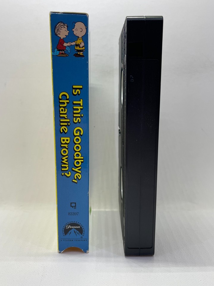 Snoopy Peanuts VHS Is This Goodbye, Charlie Brown Rare Special Vintage ...