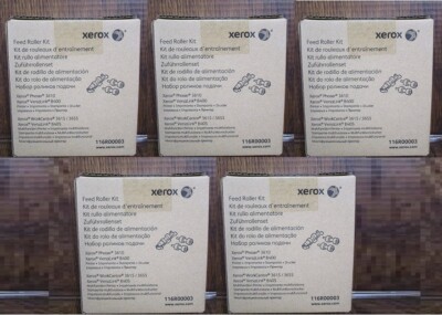 5 Boxes Xerox Phaser 3610 116R00003 116R3 Feed Roller Kit WorkCentre ...