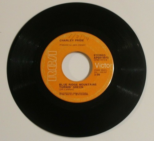 Charlie Pride 45 Blue Ridge Mountains Turning Green - Amazing Love RCA ...