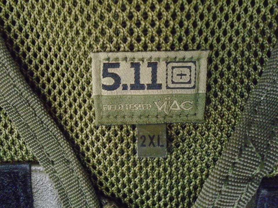 US Military Air Force VTAC Maxpedition 5.11 Tactical LBE Vest Size 2X ...