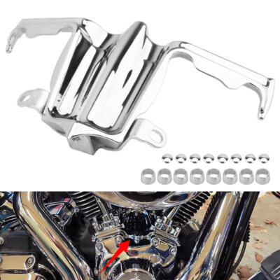 Chrome Tappet /Lifter Block Accent Cover For Harley Touring Dyna Twin ...