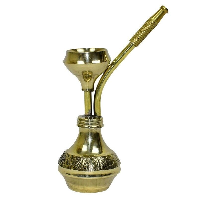 Showpiece Hookah Pipe Pot Smoking Tobacco Chillum Bar Parties Home ...