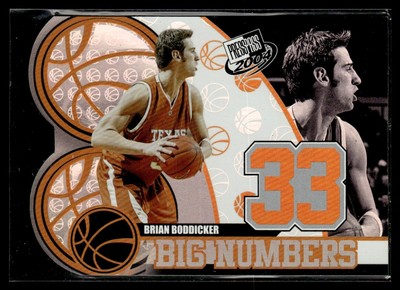 2004-05 Press Pass Big Numbers Brian Boddicker Texas Longhorns #BN16 | eBay