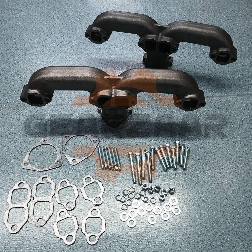 Smoothie Rams Horn Exhaust Manifolds Small Block For Chevy SBC 283 305 ...