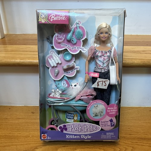 NIB 2003 Mattel Posh Pets Kitten Style B5748 Barbie | eBay