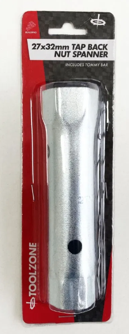 Tap Back Nut Spanner Fitting Box 27mm 32mm Plumbers Sink Basin Bath ...