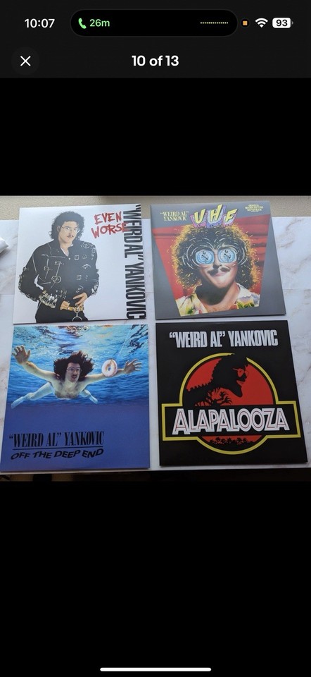 Weird Al Yankovic VINYL Squeeze Box (2017): Complete Legacy boxset w ...