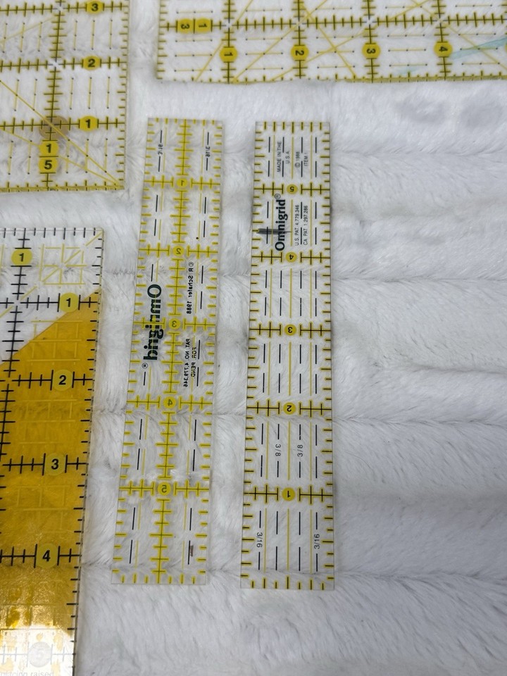 Omnigrid Ruler ASSORTMENT & Rotating Cutting Board Quilting Sewing ...
