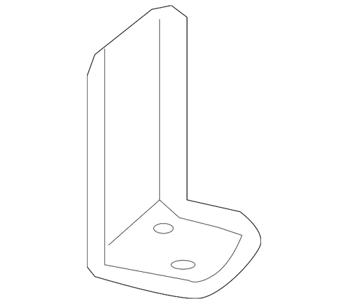 Genuine Nissan Rear Body Panel Bracket 79185-EL030 | eBay