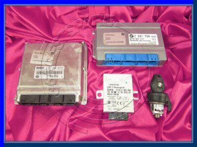 BMW 3 5'ies E46 E39 3.0d Diesel M57 Engine ECU SET DDE EGS EWS IGNITION ...