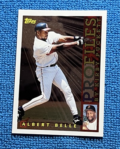 ALBERT BELLE INDIANS/GUARDIANS 1996 TOPPS CHROME PROFILES #AL-03 MINT | eBay