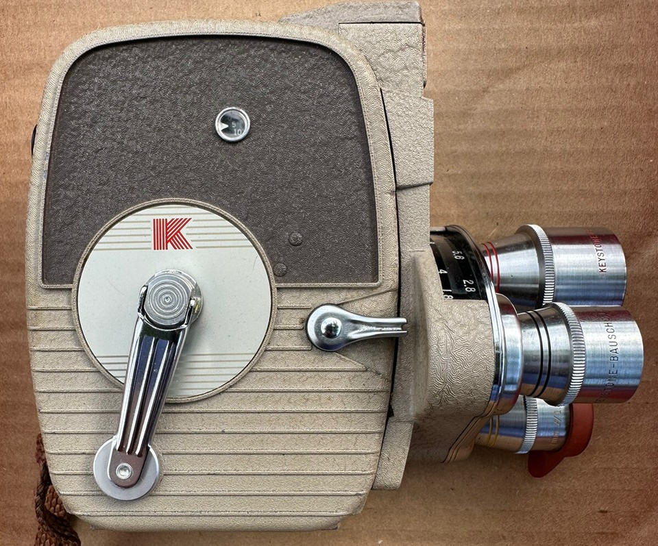 Estate 1959 Keystone Model KA-1C Electric Eye 8mm Triple Turret Movie ...
