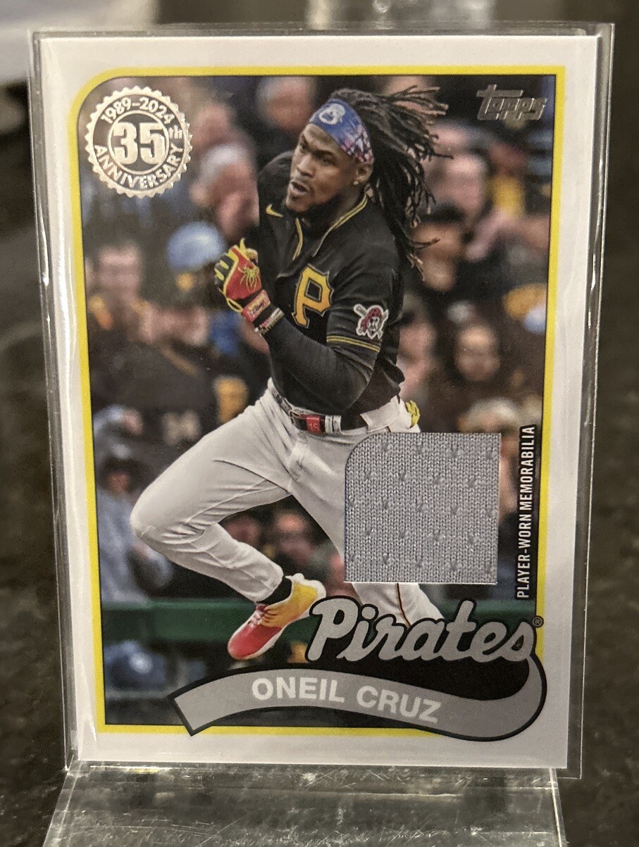 2024 Topps Series 1 Oneil Cruz 35th Anniversary Jersey Patch | eBay
