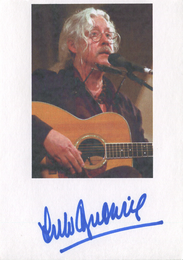 ARLO GUTHRIE - Autogramm orig. - US-Folk-Musiker, WOODSTOCK, Woody ...
