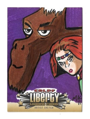 2011 Cryptozoic CBLDF Comic Book Legal Defense Fund Sketch by Mickey ...