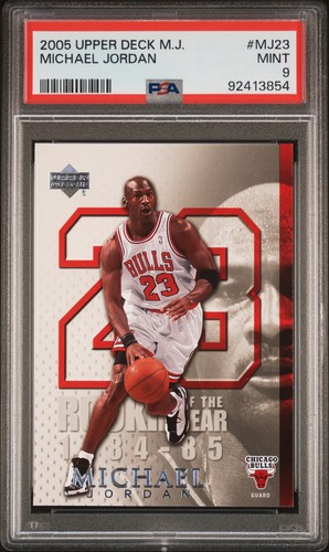 2005 UPPER DECK M.J #MJ23 MICHAEL JORDAN PSA 9 | eBay