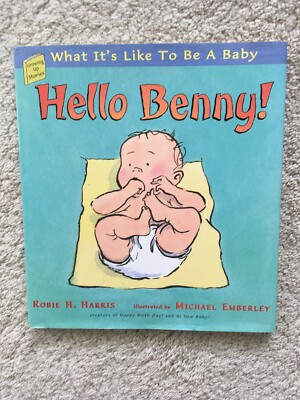 Hello Benny! Hard Cover Book w/Slipcover by Harris/Emberley~SIGNED EUC ...