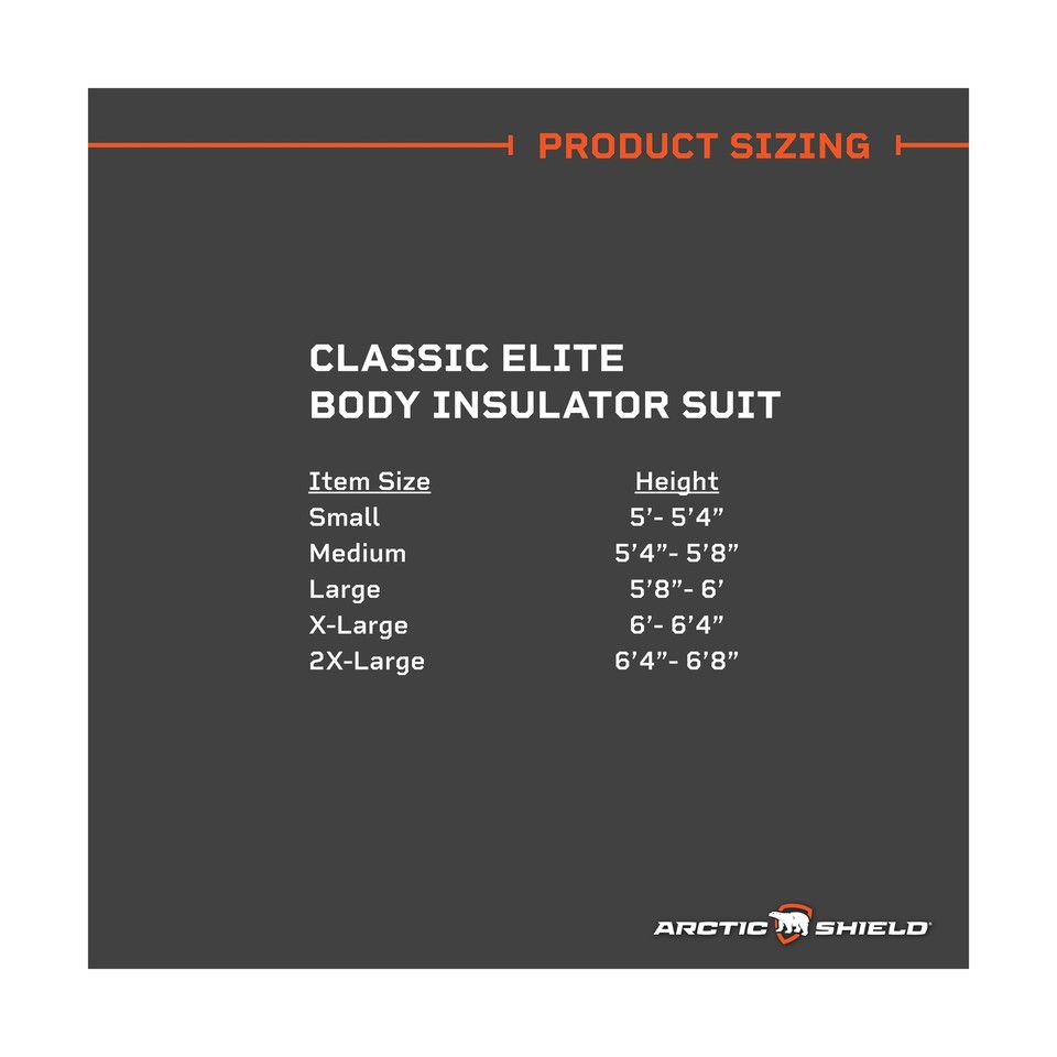 ArcticShield Cold Weather Body Insulator Suit for Hunting Realtree Edge ...