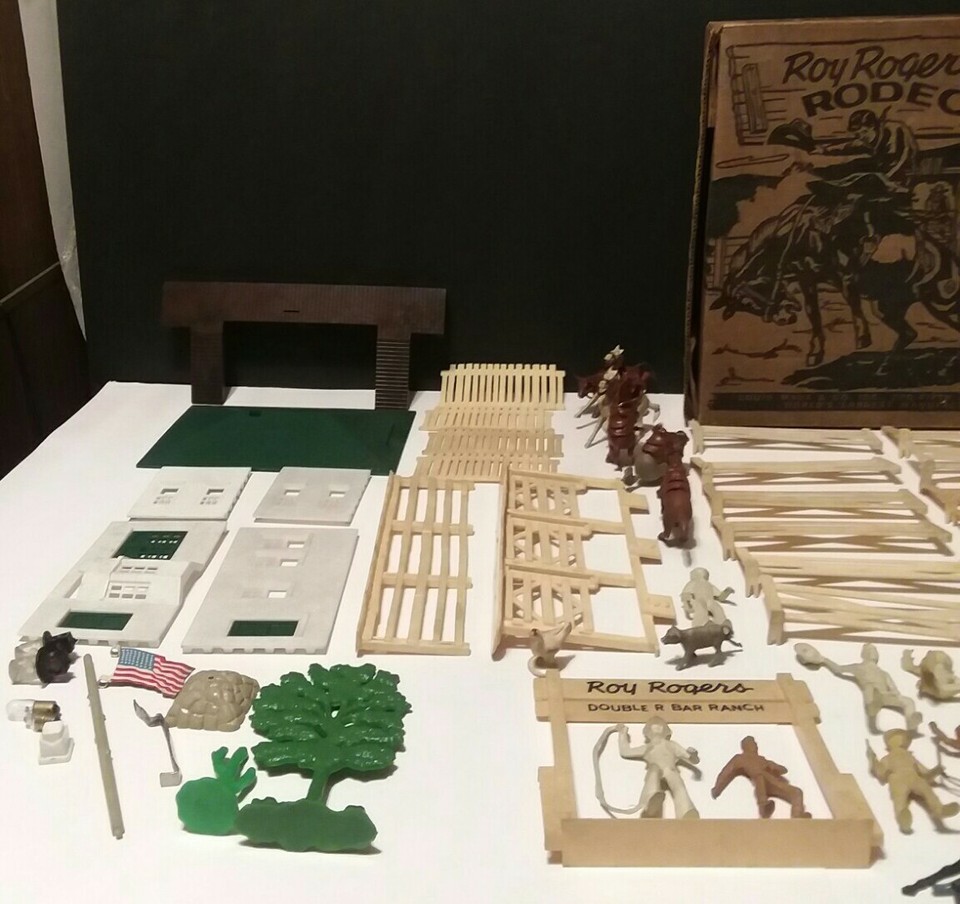 Marx Toys Roy Rogers Rodeo Set Playset #3690 Vintage | eBay
