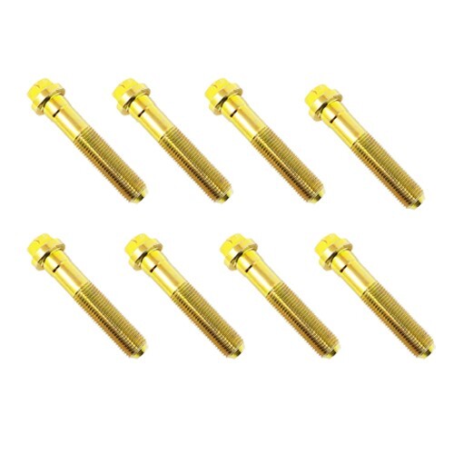 8 Kryptonite Zinc Plated Wheel Bearing Spindle Bolt 03-09 Hummer H2 ...